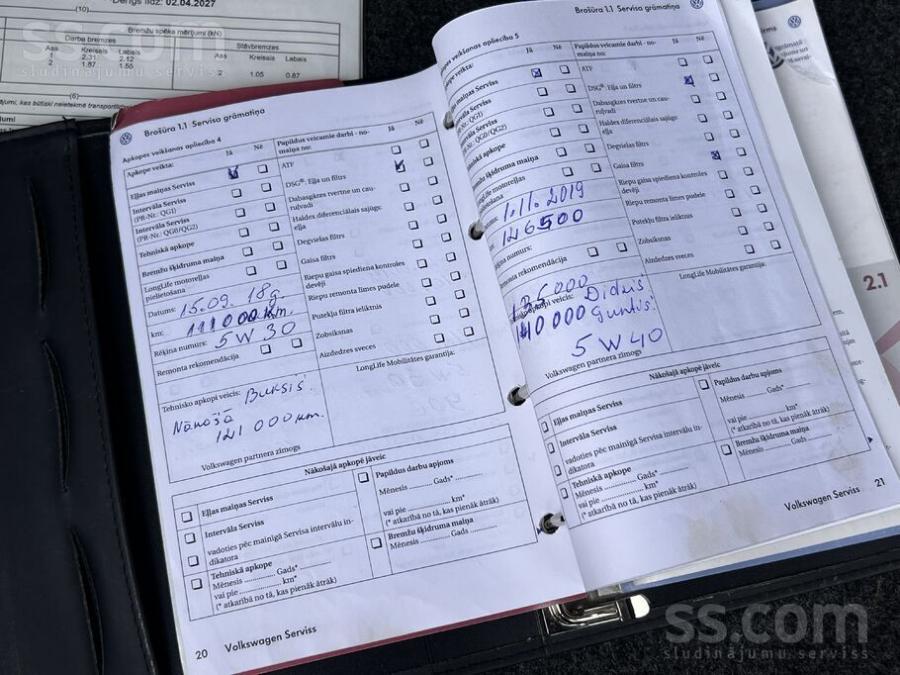 Sarkans Volkswagen Tiguan 2008 Limbaži, ar dzinēja tilpumu 2.00 L un nobraukumu 209 tūkst. km par 3750 €, foto 28 vietnē AUTOMOTO.COM.LV