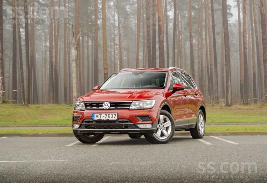 Sarkans Volkswagen Tiguan 2016 Rīga, ar dzinēja tilpumu 2.00 L un nobraukumu 162 tūkst. km par 18990 €, foto 4 vietnē AUTOMOTO.COM.LV