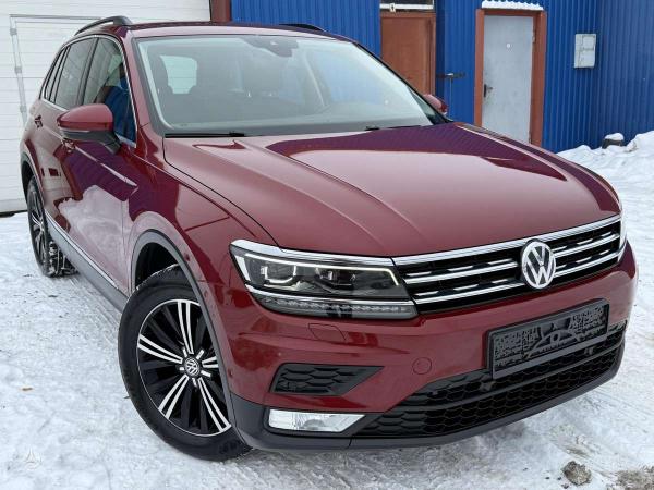 Sarkans Volkswagen Tiguan 2016 Prienai, ar dzinēja tilpumu 1.97 L un nobraukumu 273 tūkst. km par 14700 €, foto 5 vietnē AUTOMOTO.COM.LV
