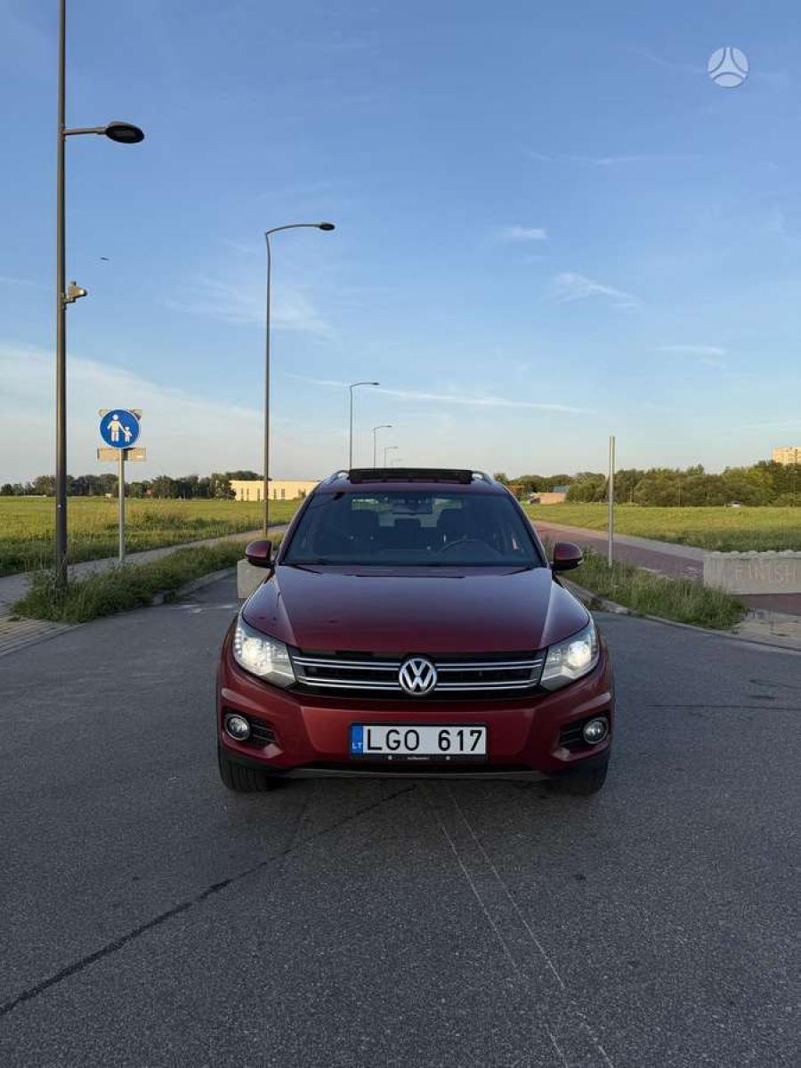 Sarkans Volkswagen Tiguan 2016 Kauņa, ar dzinēja tilpumu 1.97 L un nobraukumu 296 tūkst. km par 10499 €, foto 8 vietnē AUTOMOTO.COM.LV