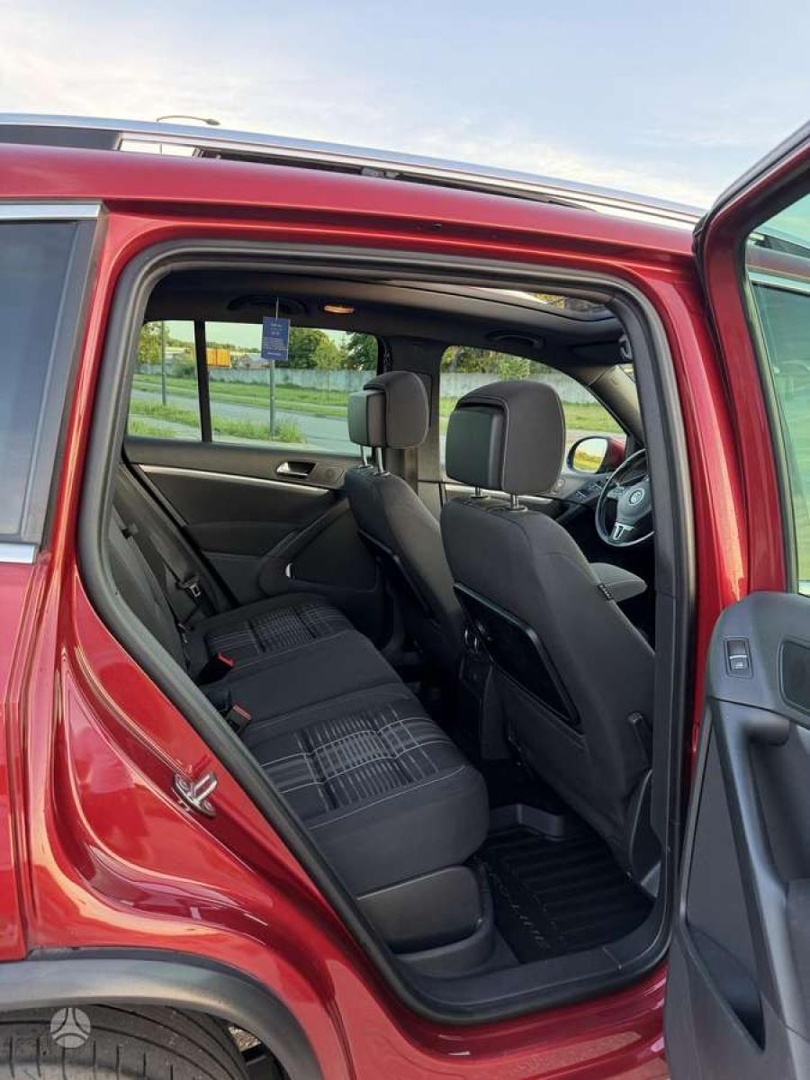 Sarkans Volkswagen Tiguan 2016 Kauņa, ar dzinēja tilpumu 1.97 L un nobraukumu 296 tūkst. km par 10499 €, foto 12 vietnē AUTOMOTO.COM.LV