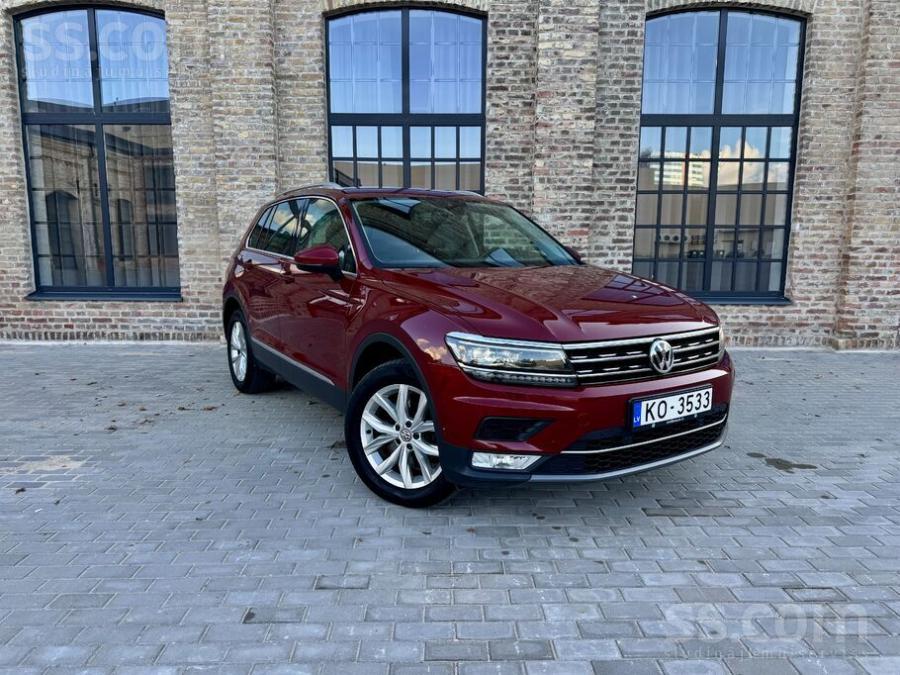 Sarkans Volkswagen Tiguan 2016 Rīga, ar dzinēja tilpumu 2.00 L un nobraukumu 180 tūkst. km par 16400 €, foto 3 vietnē AUTOMOTO.COM.LV