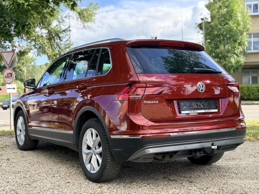 Sarkans Volkswagen Tiguan 2016 Ukmergė, ar dzinēja tilpumu 1.97 L un nobraukumu 270 tūkst. km par 12350 €, foto 6 vietnē AUTOMOTO.COM.LV