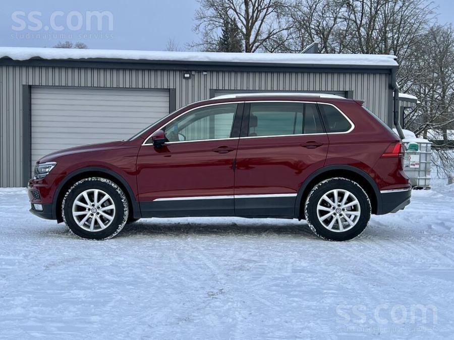 Red Volkswagen Tiguan 2017 in Cesis, with an engine capacity of 2.00 L and mileage of 210 thousand km for 15900 €, photo 5 on AUTOMOTO.COM.LV