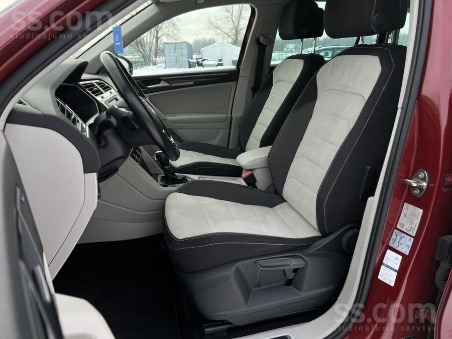 Red Volkswagen Tiguan 2017 in Cesis, with an engine capacity of 2.00 L and mileage of 210 thousand km for 15900 €, photo 8 on AUTOMOTO.COM.LV