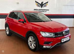 Red Volkswagen Tiguan 2017 in Kaunas, with an engine capacity of 1.97 L and mileage of 137 thousand km for 15690 €, photo 3 on AUTOMOTO.COM.LV