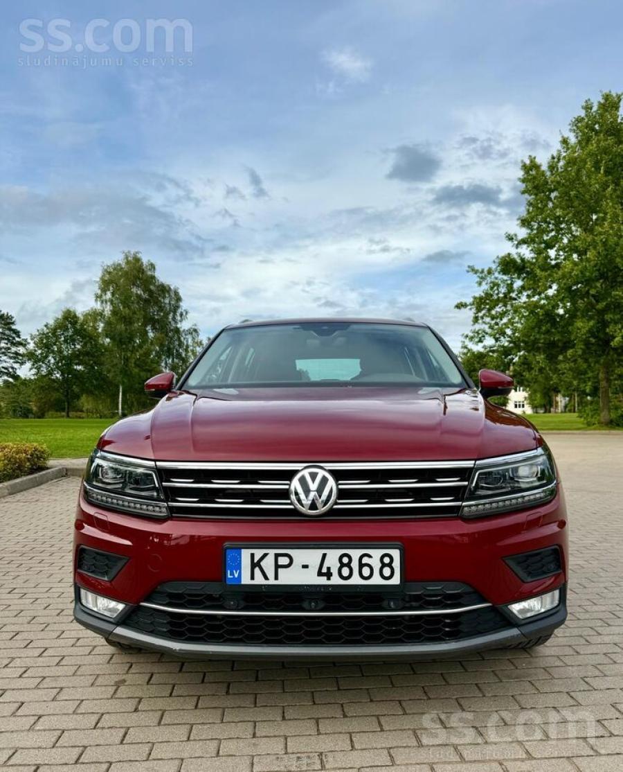 Sarkans Volkswagen Tiguan 2017 Ogre, ar dzinēja tilpumu 2.00 L un nobraukumu 271 tūkst. km par 14000 €, foto 7 vietnē AUTOMOTO.COM.LV