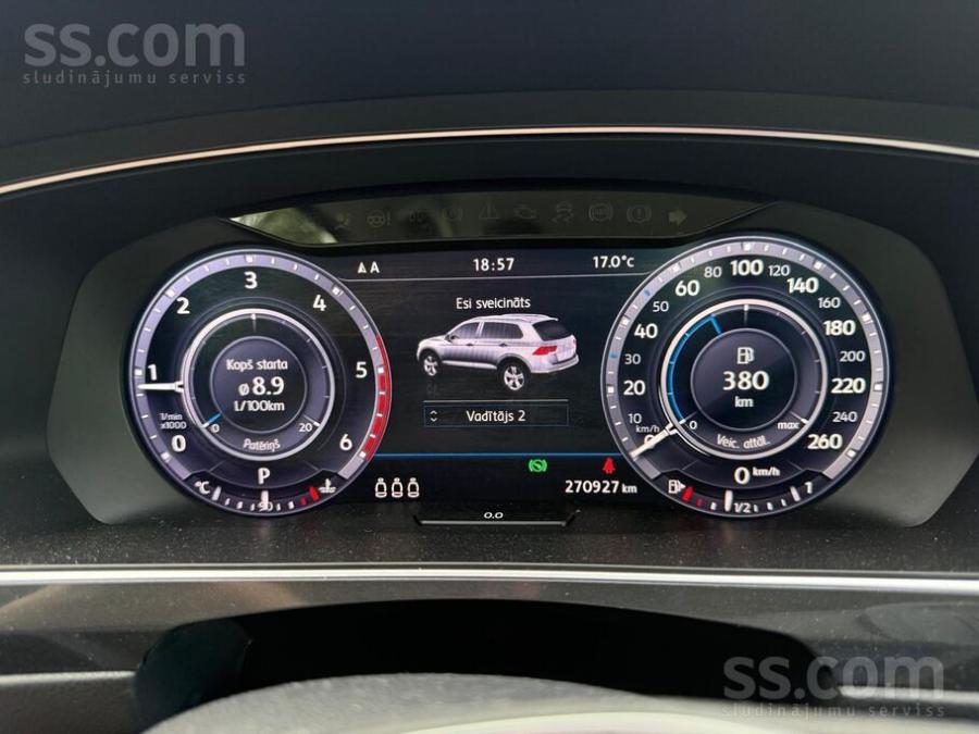 Sarkans Volkswagen Tiguan 2017 Ogre, ar dzinēja tilpumu 2.00 L un nobraukumu 271 tūkst. km par 14000 €, foto 11 vietnē AUTOMOTO.COM.LV