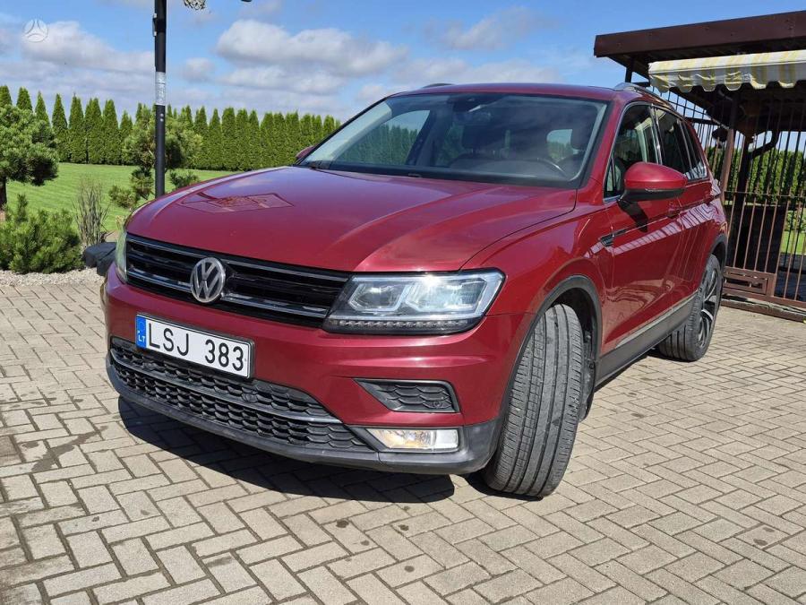 Sarkans Volkswagen Tiguan 2017 Šauļi, ar dzinēja tilpumu 1.97 L un nobraukumu 242 tūkst. km par 9900 €, foto 8 vietnē AUTOMOTO.COM.LV