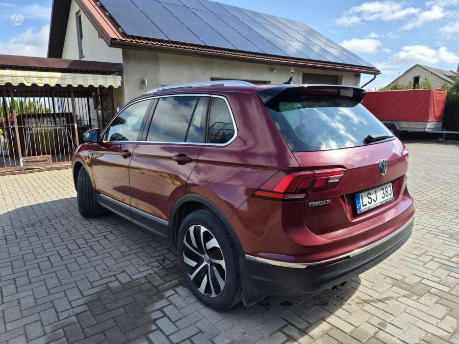 Sarkans Volkswagen Tiguan 2017 Šauļi, ar dzinēja tilpumu 1.97 L un nobraukumu 242 tūkst. km par 9900 €, foto 10 vietnē AUTOMOTO.COM.LV