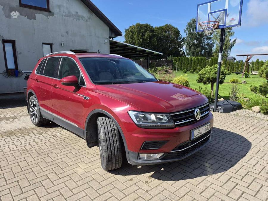 Sarkans Volkswagen Tiguan 2017 Šauļi, ar dzinēja tilpumu 1.97 L un nobraukumu 242 tūkst. km par 9900 €, foto 12 vietnē AUTOMOTO.COM.LV
