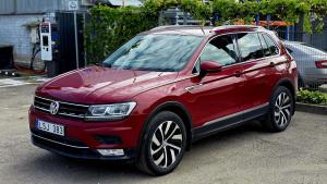 Sarkans Volkswagen Tiguan 2017 Šauļi, ar dzinēja tilpumu 1.97 L un nobraukumu 240 tūkst. km par 13900 €, foto 1 vietnē AUTOMOTO.COM.LV