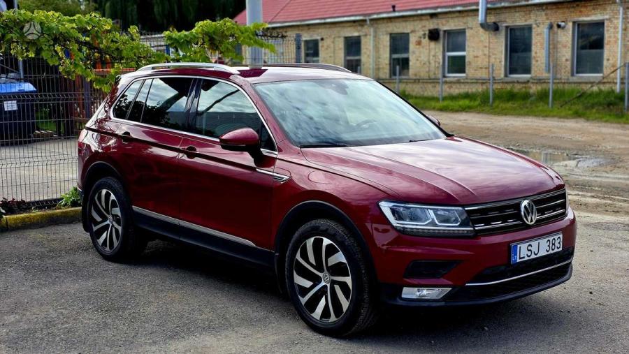 Sarkans Volkswagen Tiguan 2017 Šauļi, ar dzinēja tilpumu 1.97 L un nobraukumu 240 tūkst. km par 13900 €, foto 5 vietnē AUTOMOTO.COM.LV
