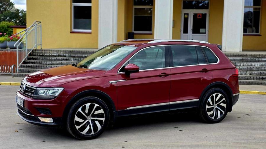 Sarkans Volkswagen Tiguan 2017 Šauļi, ar dzinēja tilpumu 1.97 L un nobraukumu 240 tūkst. km par 13900 €, foto 11 vietnē AUTOMOTO.COM.LV