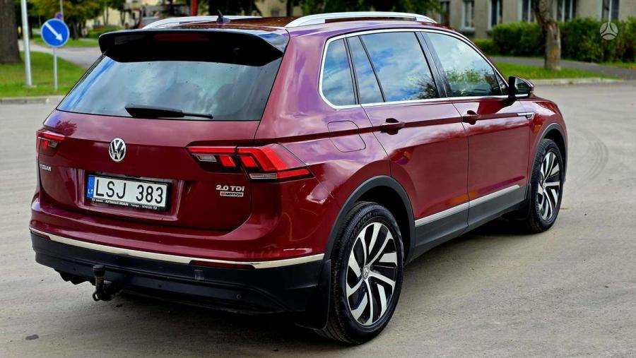 Sarkans Volkswagen Tiguan 2017 Šauļi, ar dzinēja tilpumu 1.97 L un nobraukumu 240 tūkst. km par 13900 €, foto 14 vietnē AUTOMOTO.COM.LV