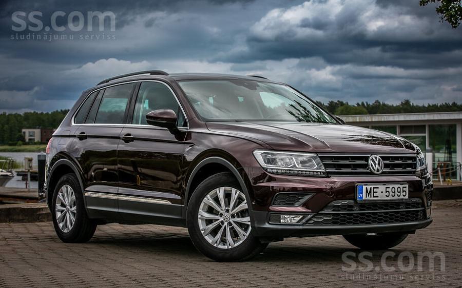Sarkans Volkswagen Tiguan 2018 Jūrmala, ar dzinēja tilpumu 1.40 L un nobraukumu 112 tūkst. km par 18700 €, foto 1 vietnē AUTOMOTO.COM.LV