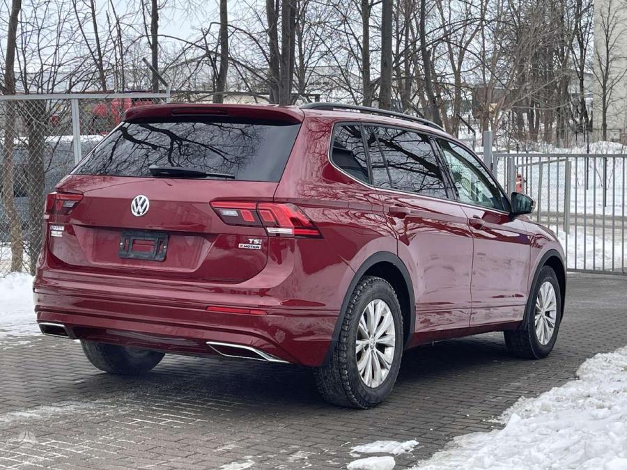 Sarkans Volkswagen Tiguan 2018 Klaipėda, ar dzinēja tilpumu 1.98 L un nobraukumu 89 tūkst. km par 14400 €, foto 3 vietnē AUTOMOTO.COM.LV