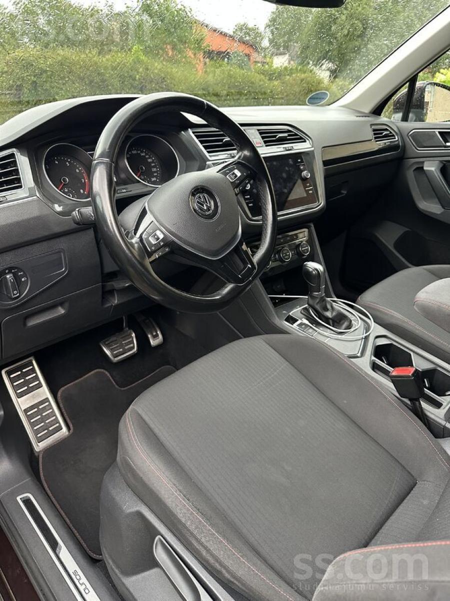 Sarkans Volkswagen Tiguan 2018 Rīga, ar dzinēja tilpumu 1.40 L un nobraukumu 272 tūkst. km par 15950 €, foto 11 vietnē AUTOMOTO.COM.LV
