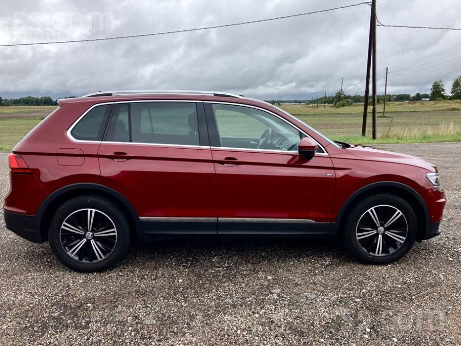 Sarkans Volkswagen Tiguan 2018 Talsi, ar dzinēja tilpumu 1.40 L un nobraukumu 228 tūkst. km par 16500 €, foto 3 vietnē AUTOMOTO.COM.LV