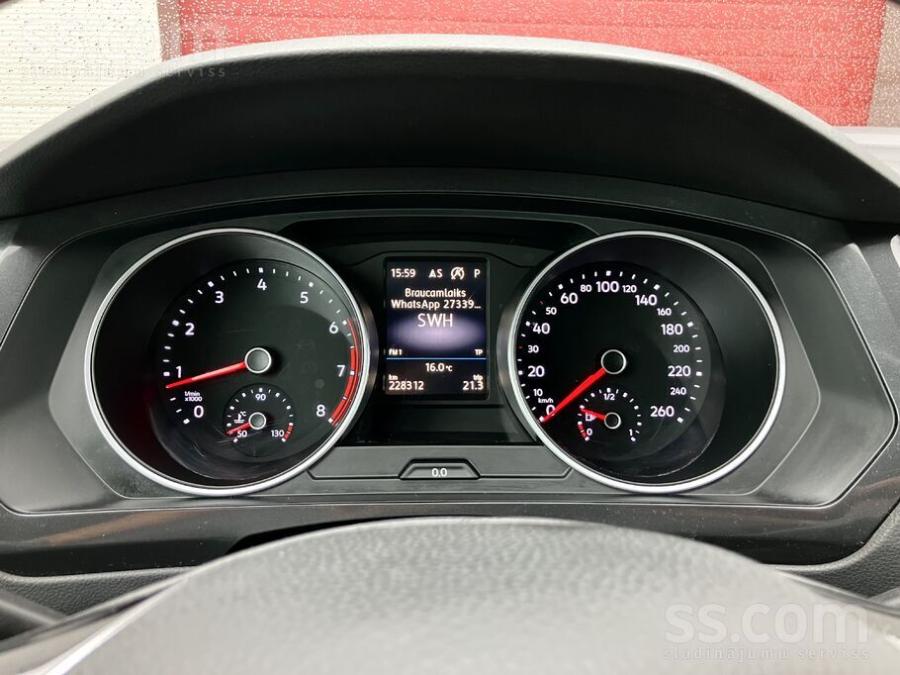 Sarkans Volkswagen Tiguan 2018 Talsi, ar dzinēja tilpumu 1.40 L un nobraukumu 228 tūkst. km par 16500 €, foto 10 vietnē AUTOMOTO.COM.LV