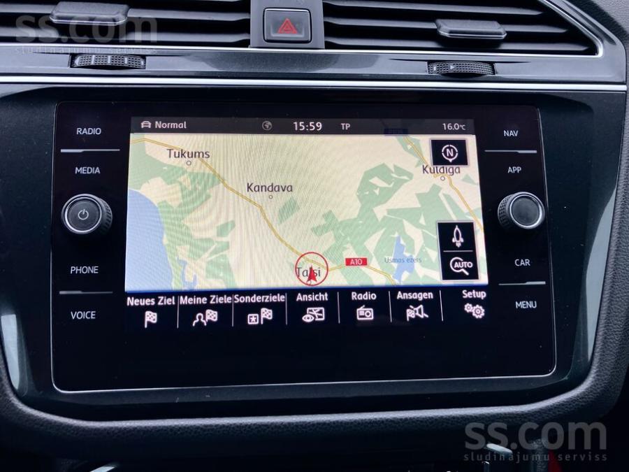 Sarkans Volkswagen Tiguan 2018 Talsi, ar dzinēja tilpumu 1.40 L un nobraukumu 228 tūkst. km par 16500 €, foto 13 vietnē AUTOMOTO.COM.LV