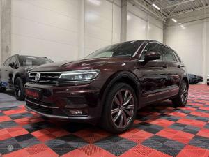 Sarkans Volkswagen Tiguan 2019 Viļņa, ar dzinēja tilpumu 1.98 L un nobraukumu 132 tūkst. km par 21000 €, foto  vietnē AUTOMOTO.COM.LV