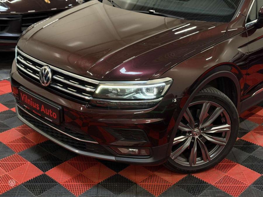 Sarkans Volkswagen Tiguan 2019 Viļņa, ar dzinēja tilpumu 1.98 L un nobraukumu 132 tūkst. km par 21000 €, foto 8 vietnē AUTOMOTO.COM.LV