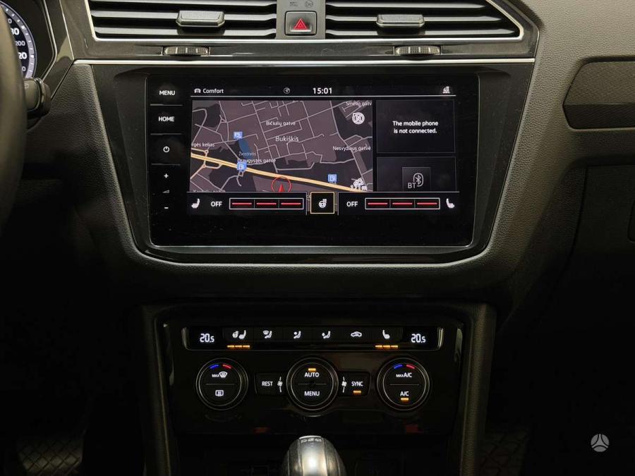 Sarkans Volkswagen Tiguan 2019 Viļņa, ar dzinēja tilpumu 1.98 L un nobraukumu 132 tūkst. km par 21000 €, foto 23 vietnē AUTOMOTO.COM.LV