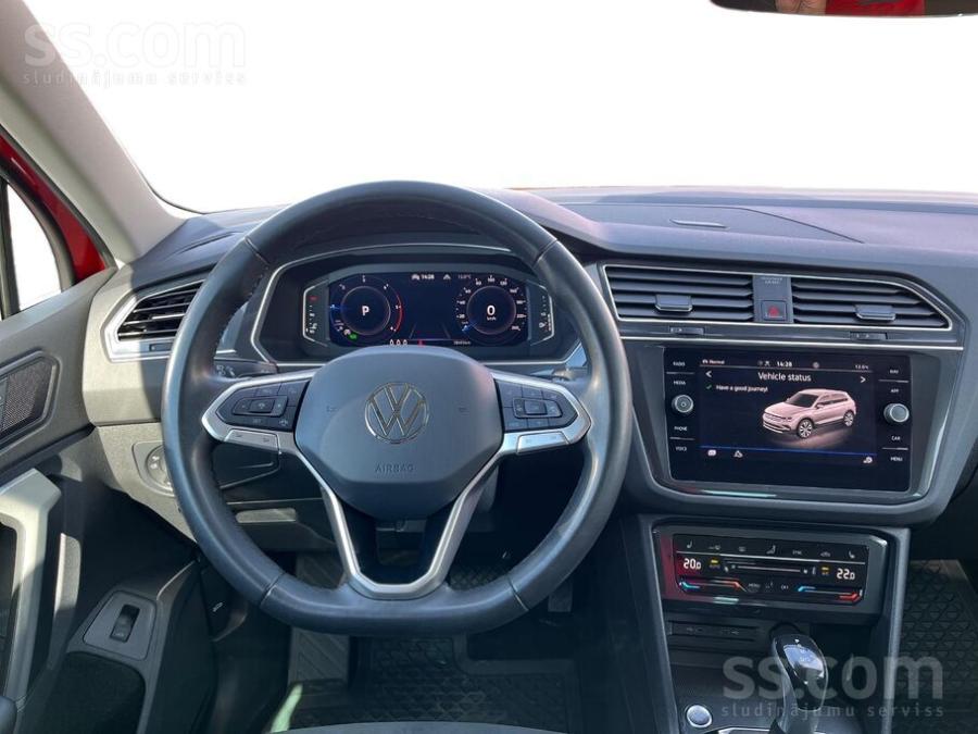 Sarkans Volkswagen Tiguan 2024 Rīga, ar dzinēja tilpumu 2.00 L un nobraukumu 38 tūkst. km par 32990 €, foto 10 vietnē AUTOMOTO.COM.LV