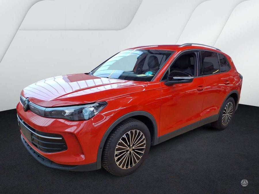 Red Volkswagen Tiguan 2025 in Vilnius, with an engine capacity of 1.50 L and mileage of 25 thousand km for 28800 €, photo 1 on AUTOMOTO.COM.LV
