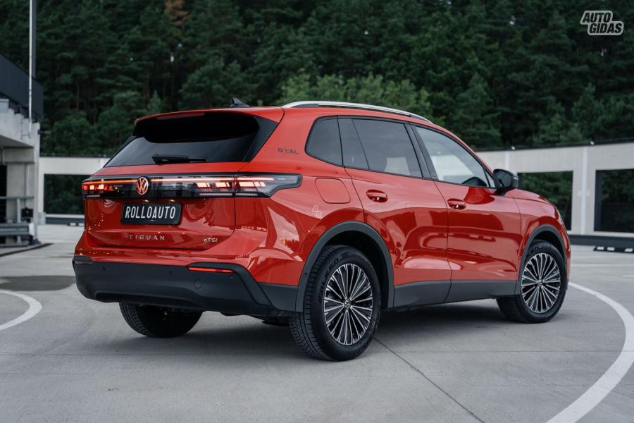 Sarkans Volkswagen Tiguan 2025 Viļņa, ar dzinēja tilpumu 1.50 L un nobraukumu 23 tūkst. km par 37000 €, foto 6 vietnē AUTOMOTO.COM.LV