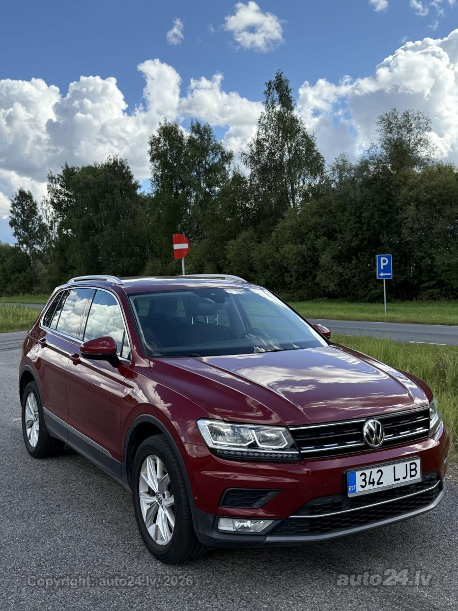 Sarkans Volkswagen Tiguan 2017 Tallina, ar dzinēja tilpumu 2.00 L un nobraukumu 81 tūkst. km par 18500 €, foto 1 vietnē AUTOMOTO.COM.LV