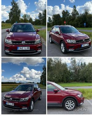 Sarkans Volkswagen Tiguan 2017 Tallina, ar dzinēja tilpumu 2.00 L un nobraukumu 81 tūkst. km par 18500 €, foto 3 vietnē AUTOMOTO.COM.LV