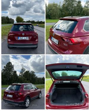 Sarkans Volkswagen Tiguan 2017 Tallina, ar dzinēja tilpumu 2.00 L un nobraukumu 81 tūkst. km par 18500 €, foto 4 vietnē AUTOMOTO.COM.LV