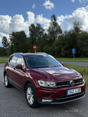 Sarkans Volkswagen Tiguan 2017 Tallina, ar dzinēja tilpumu 2.00 L un nobraukumu 81 tūkst. km par 18500 €, foto  vietnē AUTOMOTO.COM.LV