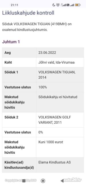 Volkswagen Tiguan 2014 Tallina, ar dzinēja tilpumu 1.40 L un nobraukumu 129 tūkst. km par 6900 €, foto 16 vietnē AUTOMOTO.COM.LV