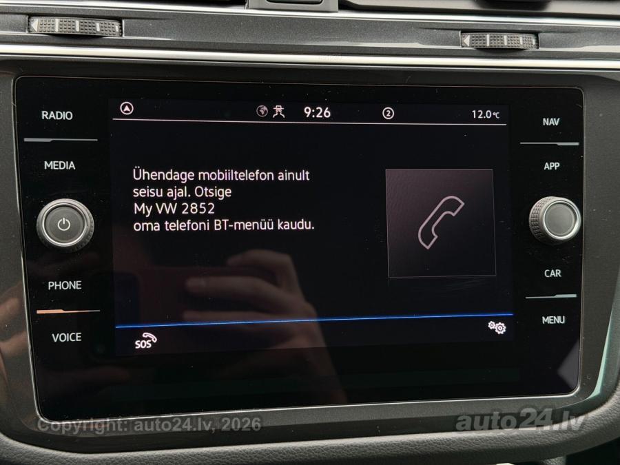 Volkswagen Tiguan 2022 Pērnava, ar dzinēja tilpumu 1.50 L un nobraukumu 76 tūkst. km par 23900 €, foto 12 vietnē AUTOMOTO.COM.LV