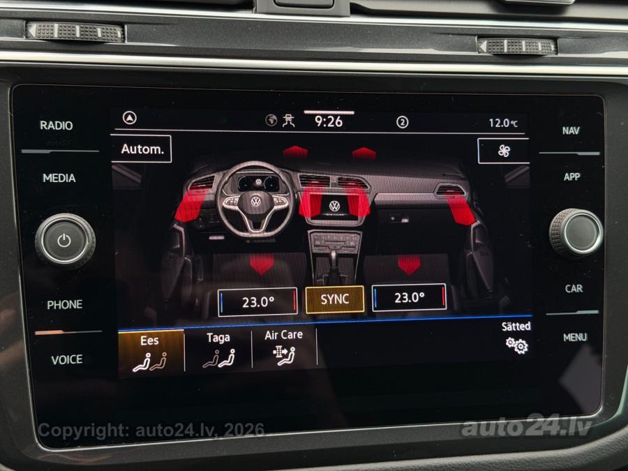 Volkswagen Tiguan 2022 Pērnava, ar dzinēja tilpumu 1.50 L un nobraukumu 76 tūkst. km par 23900 €, foto 14 vietnē AUTOMOTO.COM.LV