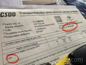 Белый Фольксваген Тигуан 2010 в Елгава, объемом двигателя 2.00 л и пробегом 231 тыс. км за 6700 €, фото 24 на AUTOMOTO.COM.LV