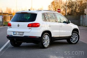 White Volkswagen Tiguan 2012 in Jelgava, with an engine capacity of 1.40 L and mileage of 0 thousand km for 5000 €, photo 5 on AUTOMOTO.COM.LV