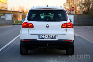 White Volkswagen Tiguan 2012 in Jelgava, with an engine capacity of 1.40 L and mileage of 0 thousand km for 5000 €, photo 6 on AUTOMOTO.COM.LV