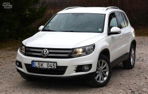 White Volkswagen Tiguan 2012 in Petrikaiciai, with an engine capacity of 2.00 L and mileage of 216 thousand km for 8999 €, photo  on AUTOMOTO.COM.LV