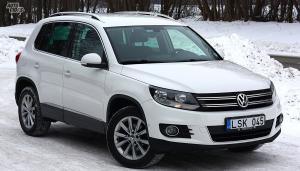 White Volkswagen Tiguan 2012 in Petrikaiciai, with an engine capacity of 2.00 L and mileage of 216 thousand km for 8499 €, photo 2 on AUTOMOTO.COM.LV