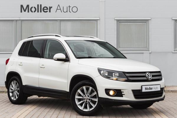 White Volkswagen Tiguan 2012 in Ventspils, with an engine capacity of 2.00 L and mileage of 260 thousand km for 7900 €, photo 7 on AUTOMOTO.COM.LV