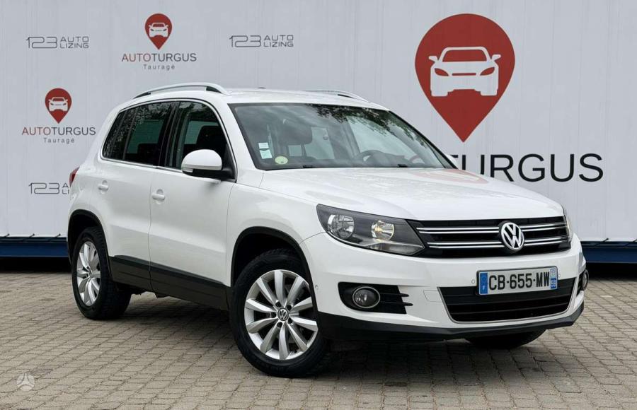 White Volkswagen Tiguan 2012 in Taurage, with an engine capacity of 1.97 L and mileage of 255 thousand km for 7300 €, photo 4 on AUTOMOTO.COM.LV
