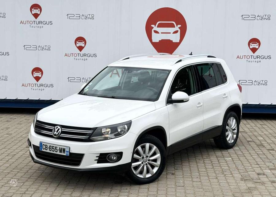White Volkswagen Tiguan 2012 in Taurage, with an engine capacity of 1.97 L and mileage of 255 thousand km for 7300 €, photo 8 on AUTOMOTO.COM.LV