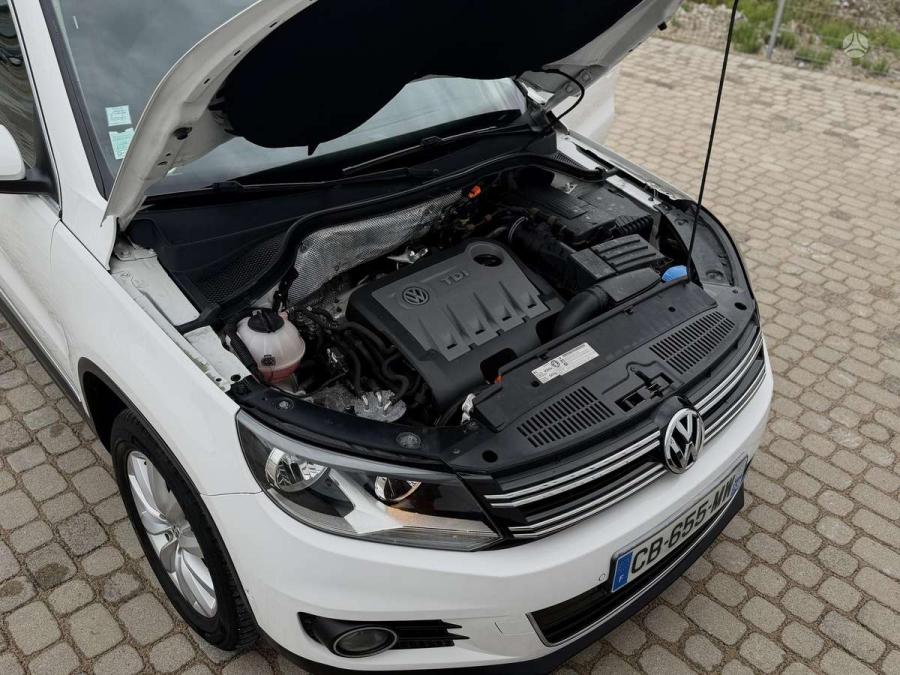 White Volkswagen Tiguan 2012 in Taurage, with an engine capacity of 1.97 L and mileage of 255 thousand km for 7300 €, photo 49 on AUTOMOTO.COM.LV