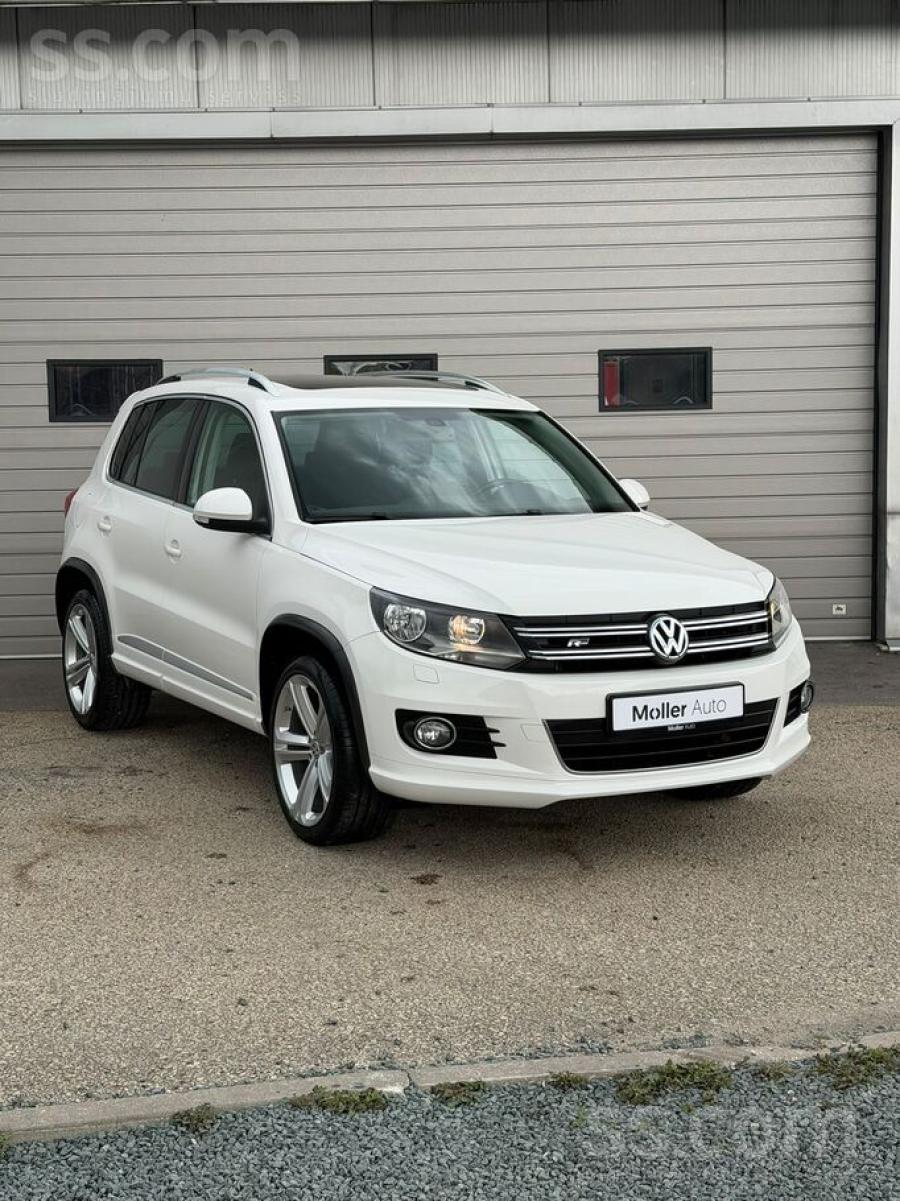 White Volkswagen Tiguan 2012 in Jelgava, with an engine capacity of 1.40 L and mileage of 169 thousand km for 10990 €, photo 1 on AUTOMOTO.COM.LV