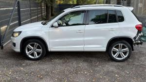 White Volkswagen Tiguan 2012 in Jonava, with an engine capacity of 1.97 L and mileage of 226 thousand km for 7900 €, photo 17 on AUTOMOTO.COM.LV