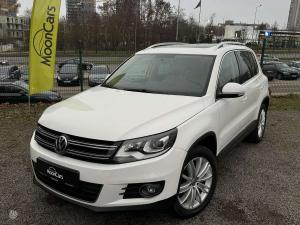 White Volkswagen Tiguan 2013 in Vilnius, with an engine capacity of 1.98 L and mileage of 162 thousand km for 7500 €, photo  on AUTOMOTO.COM.LV